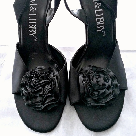 Sam & Libby | Shoes | Sam Libby Carmen Black Slingbacks Sz 9m | Poshmark